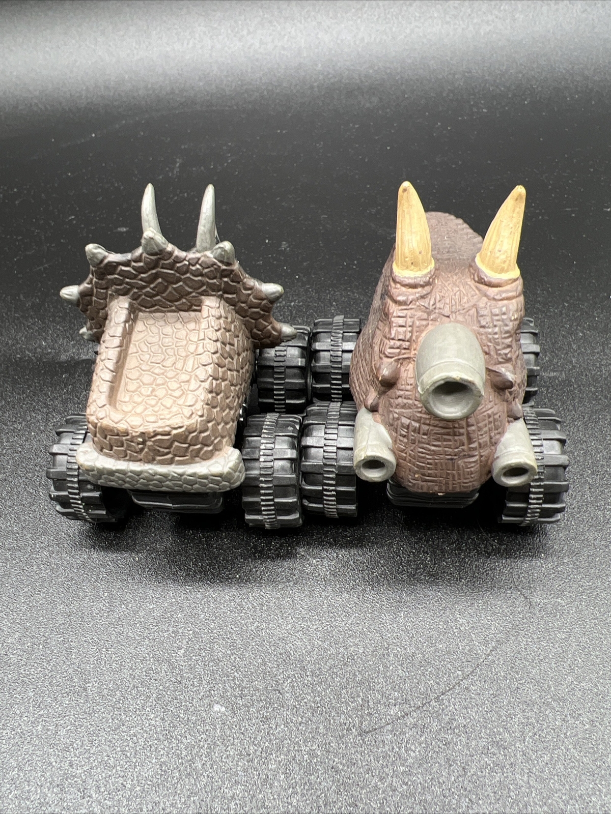 Wild Zoomies Dinosaur Head Pull Back Toy Cars - Lot of 2 - Triceratops ...