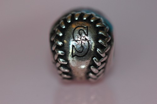 PANDORA NIB RETIRED AND RARE SEATTLE MARINARS BASEBALL CHARM 790969 ...