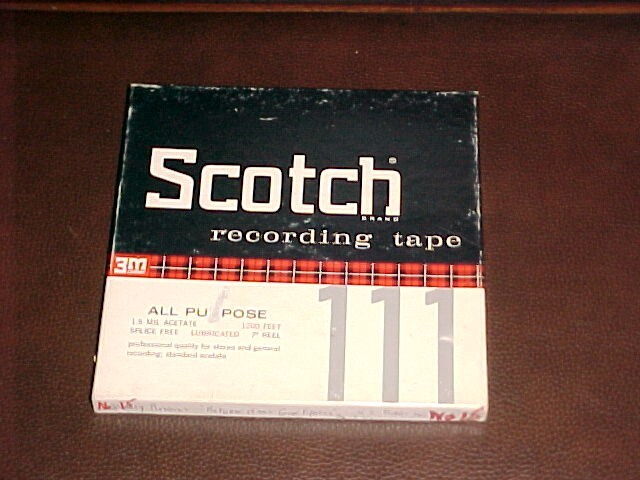Scotch Vintage Blank Tape Reel To Reel Recording Tape USED 60'S | eBay