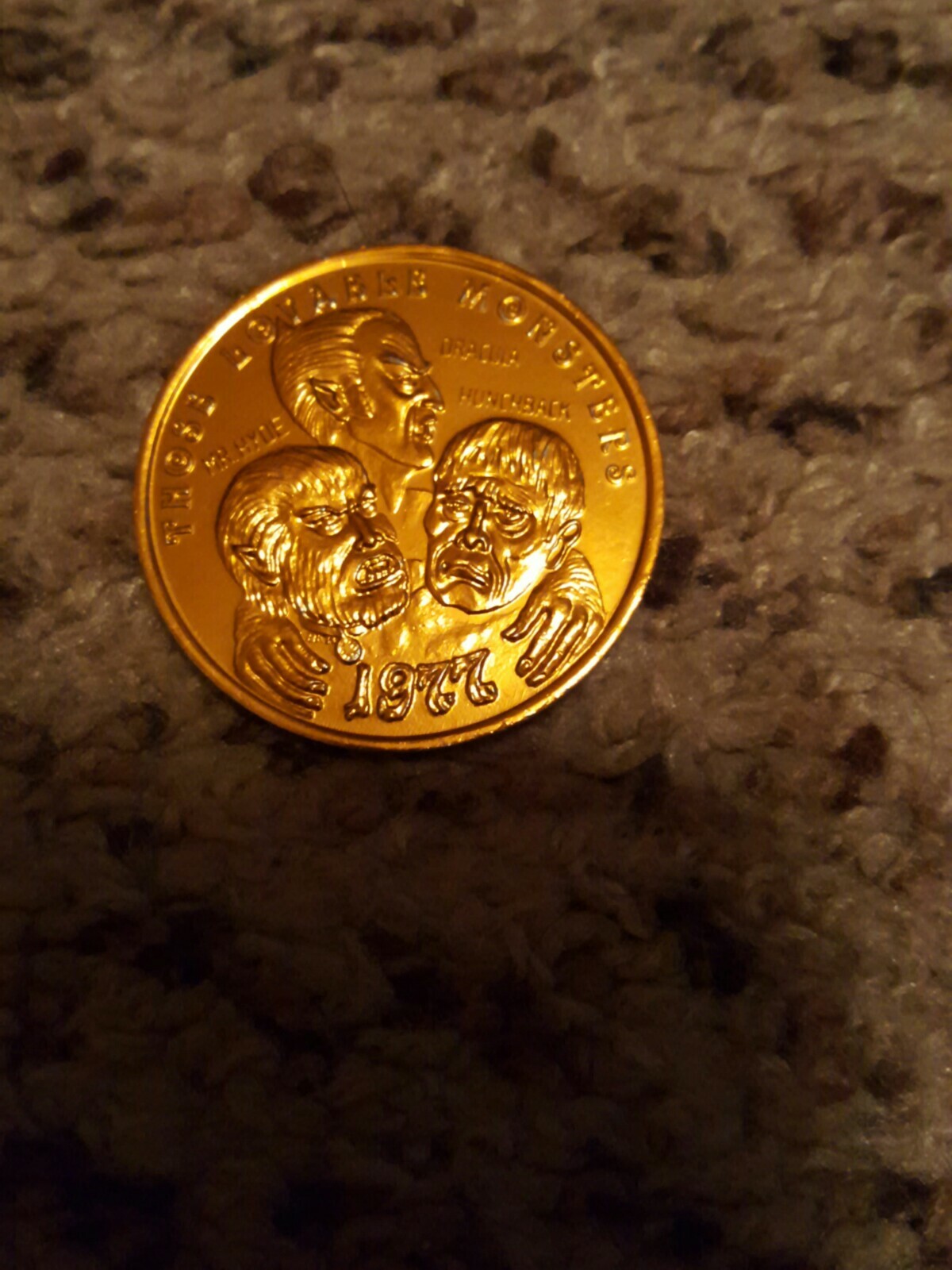 Devil Dracula Hunchback 1977 Mardi Gras Doubloon new orleans SALE ...