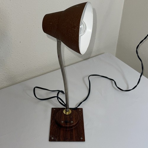 VINTAGE TENSOR Adjustable Desk Lamp Space Age Mid Century Modern Tested ...