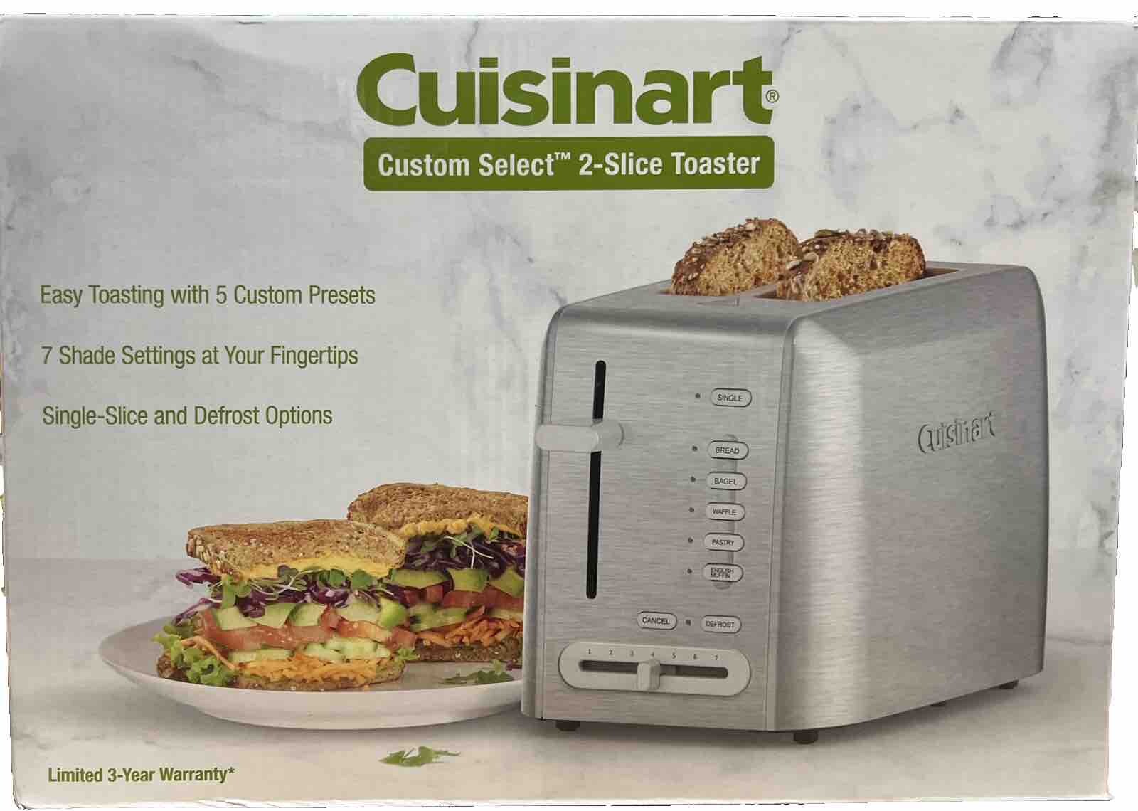 Cuisinart Custom Select 2-Slice Toaster | NEW, FREE SHIPPING | eBay