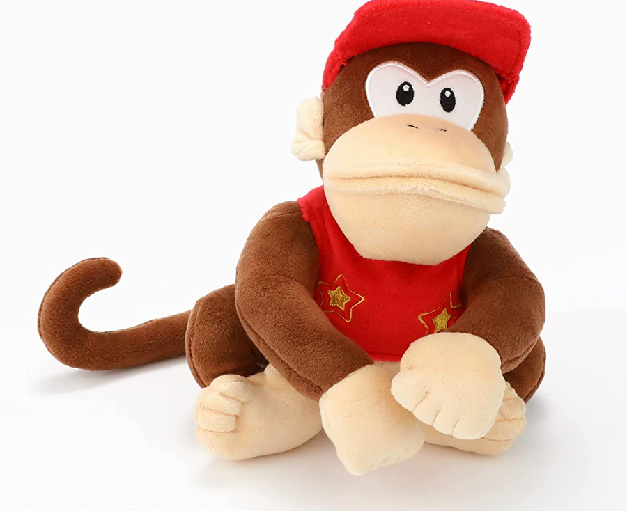 Super Mario ALL STAR COLLECTION Diddy Kong (S)Plush toy AC21 Sanei ...