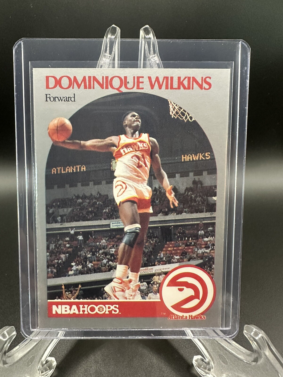 1990-91 NBA Hoops Basketball Cards Dominique Wilkins #36 Atlanta Hawks ...