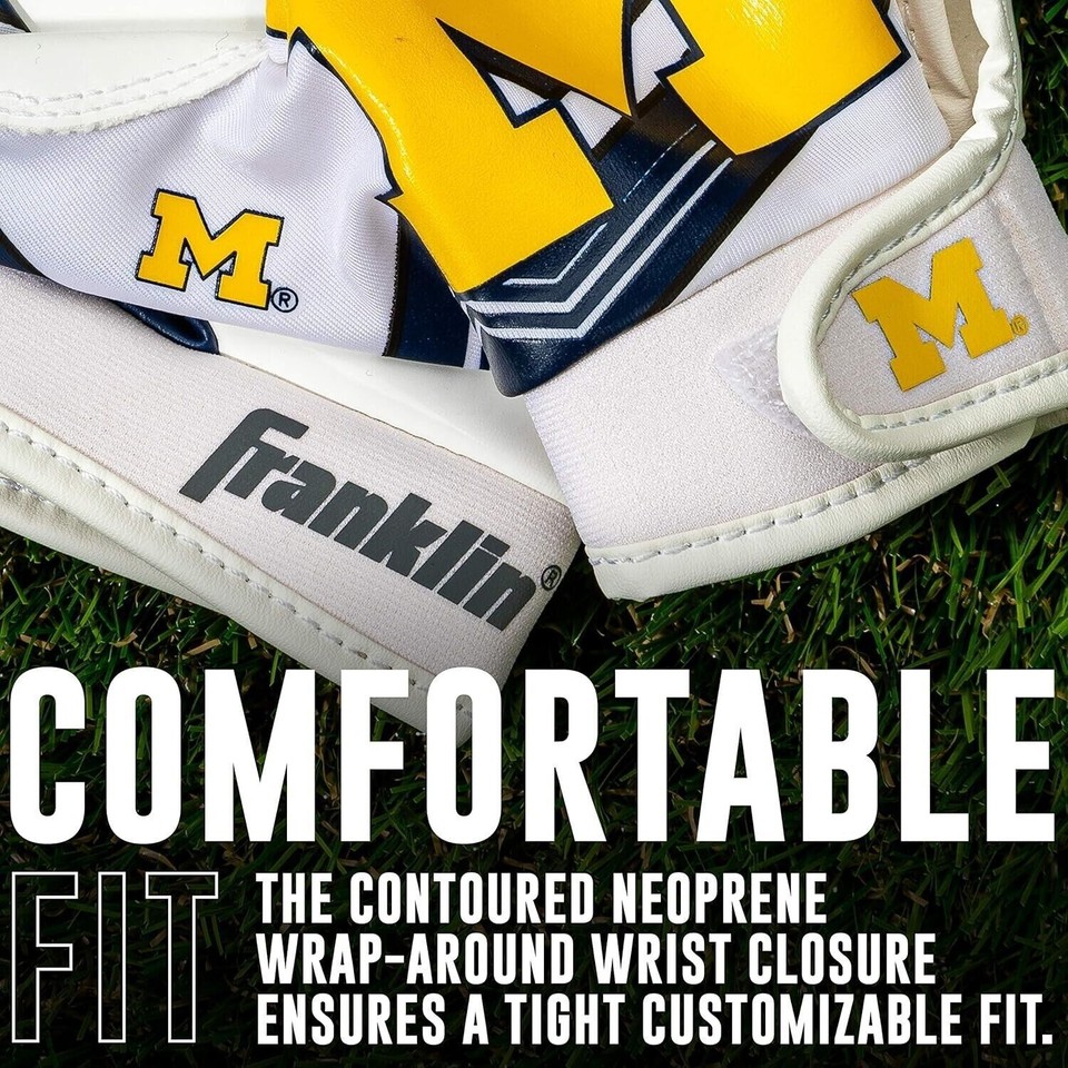 Michigan Wolverines Kids NCAA 11pc Deluxe Football Uniform Set, Small ...