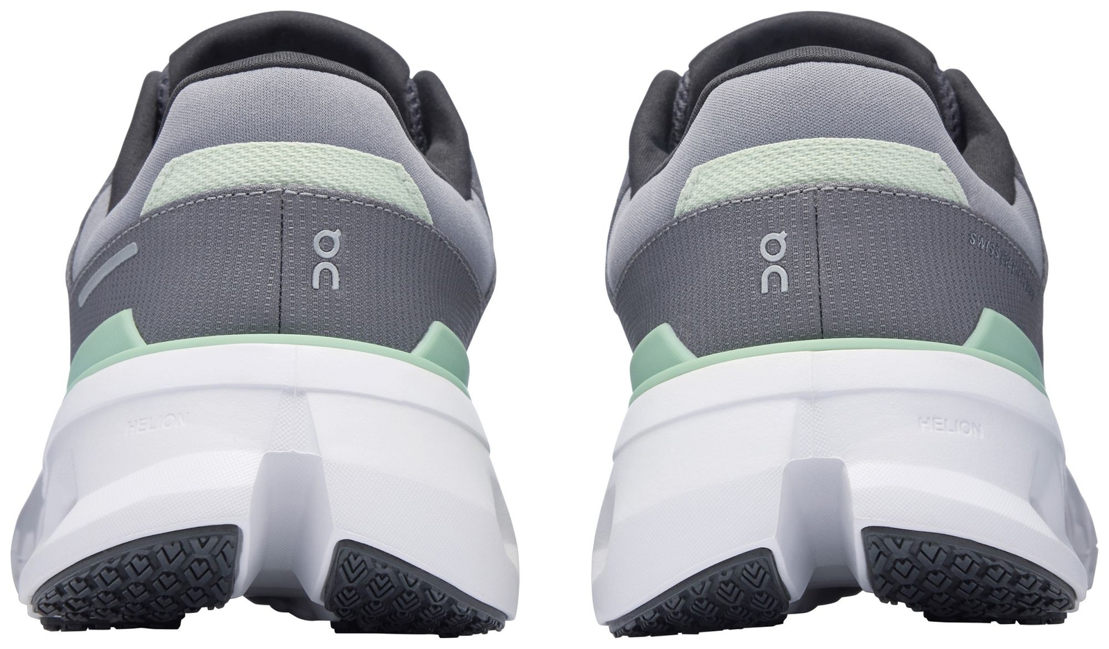 Men's On Brand White/Grey/Green Cloud Cloudrunner 2 OC Running Shoes ...