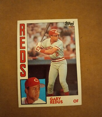 1984 Topps GARY REDUS Baseball Card 475. CINCINNATI REDS. | eBay