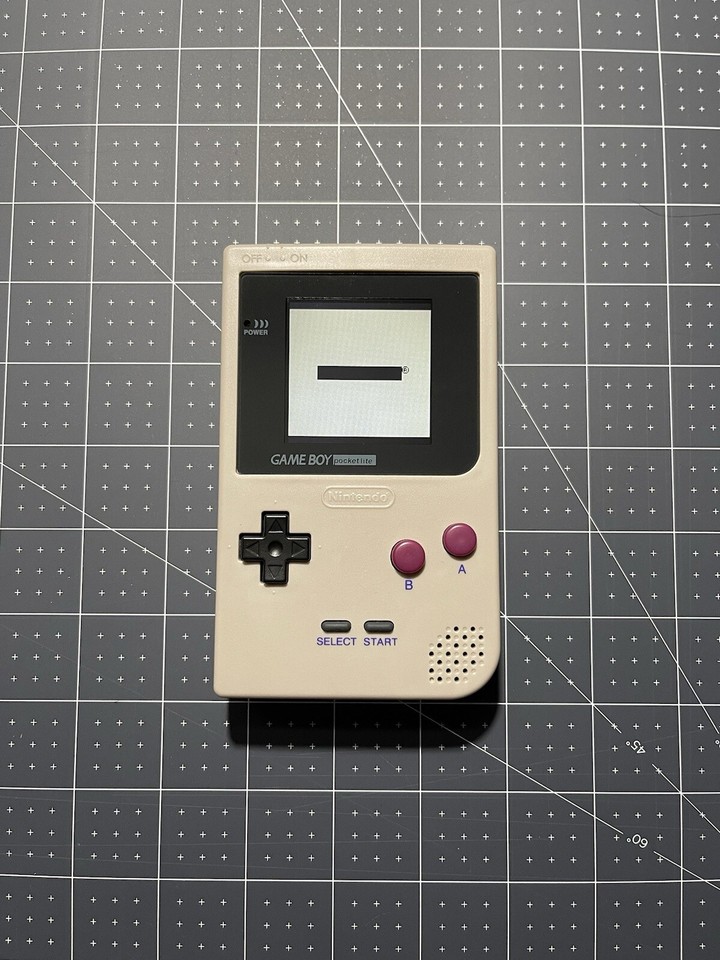 Gameboy Pocket with Black and White Backlit Screen Mod | eBay