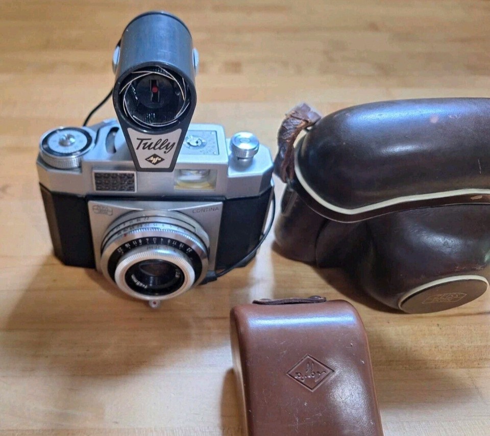 Vintage Zeiss Ikon Contina Camera w/ Pantar 45mm F2.8 Lens / Prontor ...
