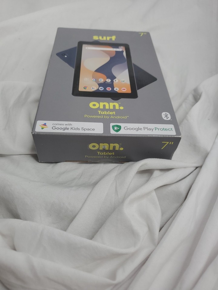 Onn Surf Tablet 7" Android Bluetooth 32GB Storage 3GB RAM (Blue) (ARY ...