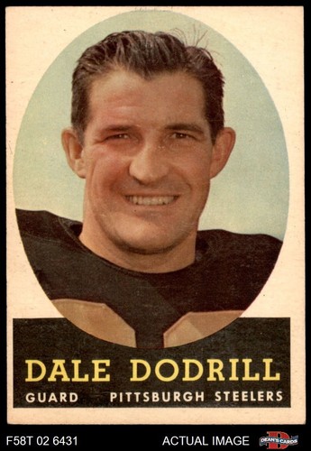 1958 Topps #46 Dale Dodrill Steelers Colorado St 5 - EX | eBay