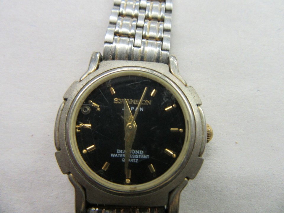 Swanson Diamond Quartz Ladies Wristwatch 7 1/4" Adjustable | eBay
