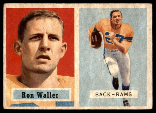 1957 Topps #82 Ron Waller EX++ LA Rams ID:81390 | eBay