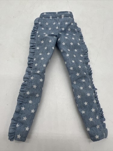 Barbie Extra #3 Doll Pants Jeans Denim Like Fringe Stars GRN28 Mattel ...