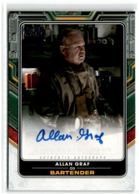 2022 Topps Star Wars Boba Fett Autograph Allan Graf Bartender #A-AG ...