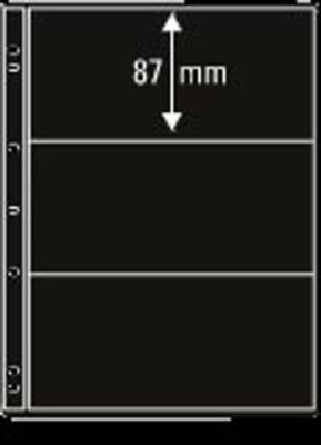 PRINZ PRO-FIL System 8003 100 Einsteckblätter 3 Fächer 87 x 195 mm ...