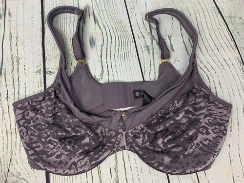 Arabella 38DD Full Coverage Underwire Grey Bra | eBay