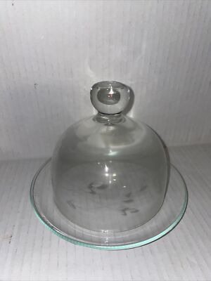 Butter Server Dish Domed Princess House Crystal Heritage Pattern | eBay