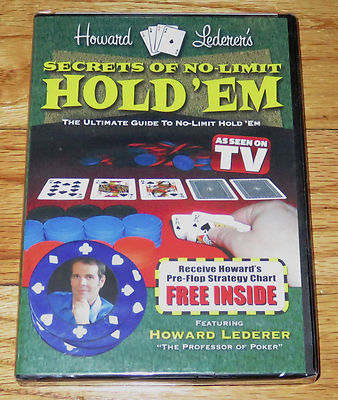Howard Lederer's Secrets of Texas No-Limit Hold 'Em (DVD, 2005) Poker ...
