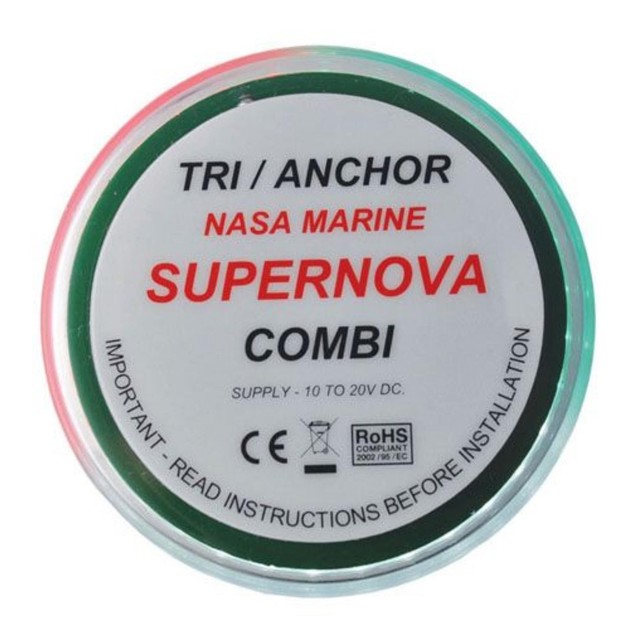 Clipper Supernova Combi LED Tricolor Masthead Anchor Light Cl-ctc for ...