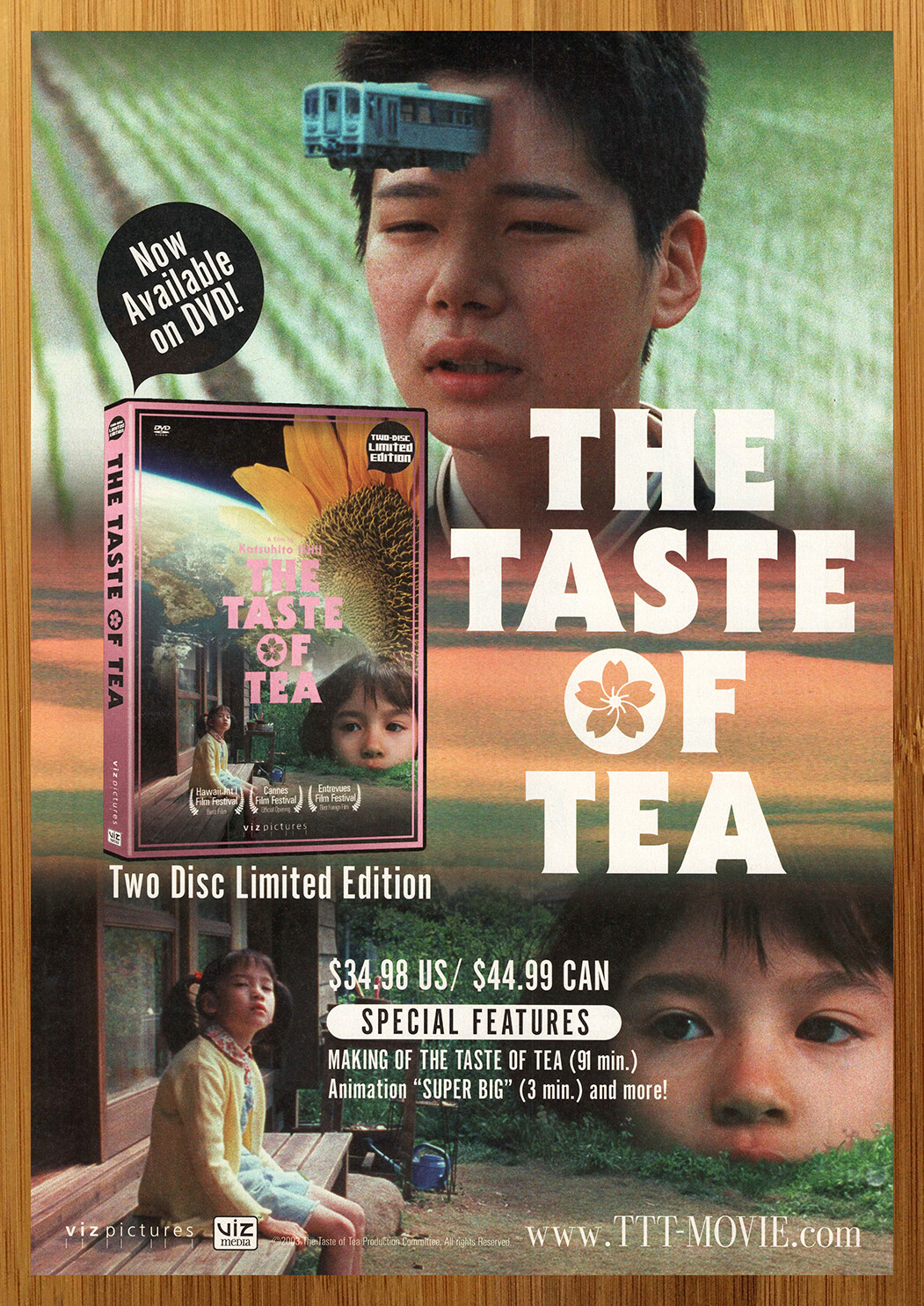 2007 The Taste of Tea Movie DVD Print Ad/Poster Katsuhito Ishii ...