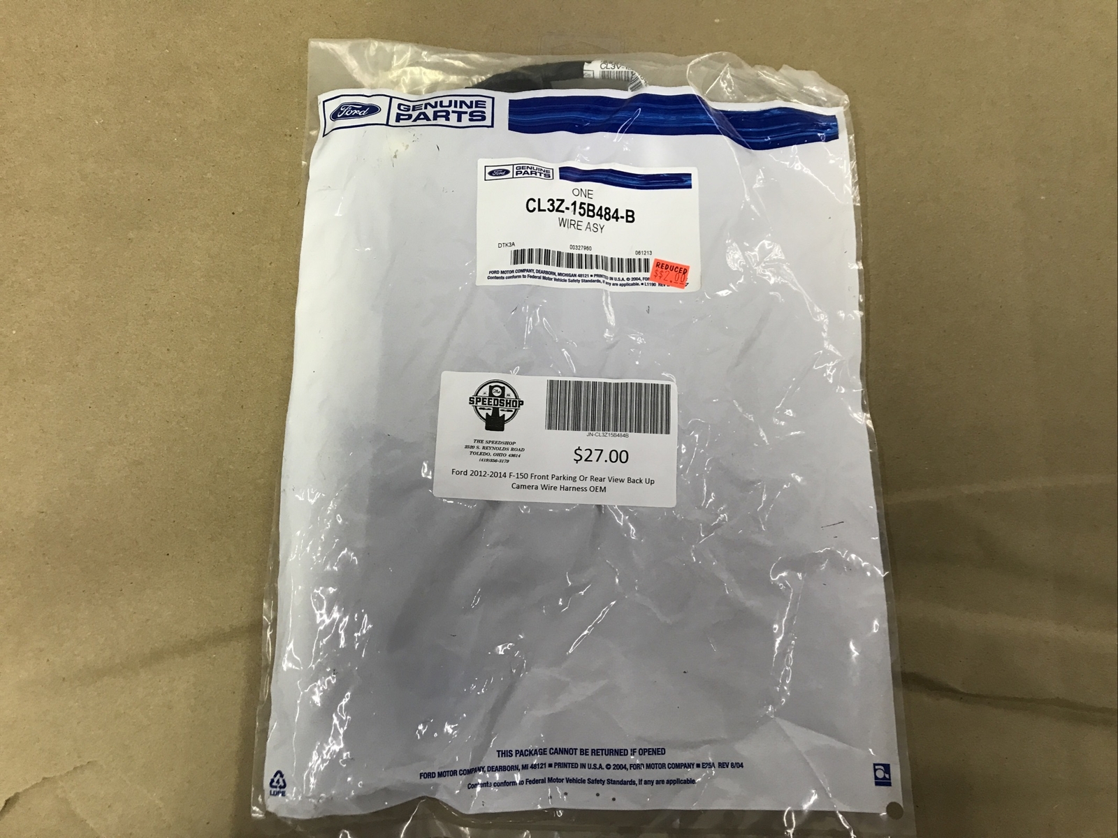 Genuine Ford Wire Assembly Jumper CL3Z-15B484-B for sale online | eBay