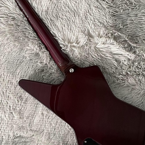 Purple Explorer Electric Guitar HPL Fretboard Solid Mahogany Body 6 ...