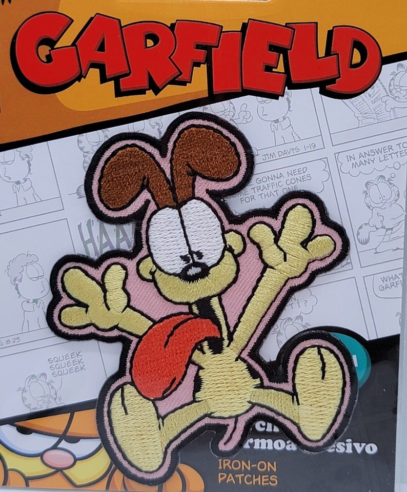 Garfield Comic Nickelodeon Patch Odie the Dog Arms Legs Tongue Out New ...