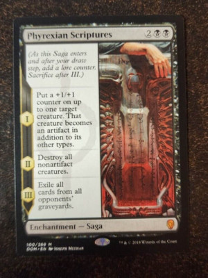 1x Phyrexian Scriptures mythic enchantment card - Dominaria - NM/VG | eBay