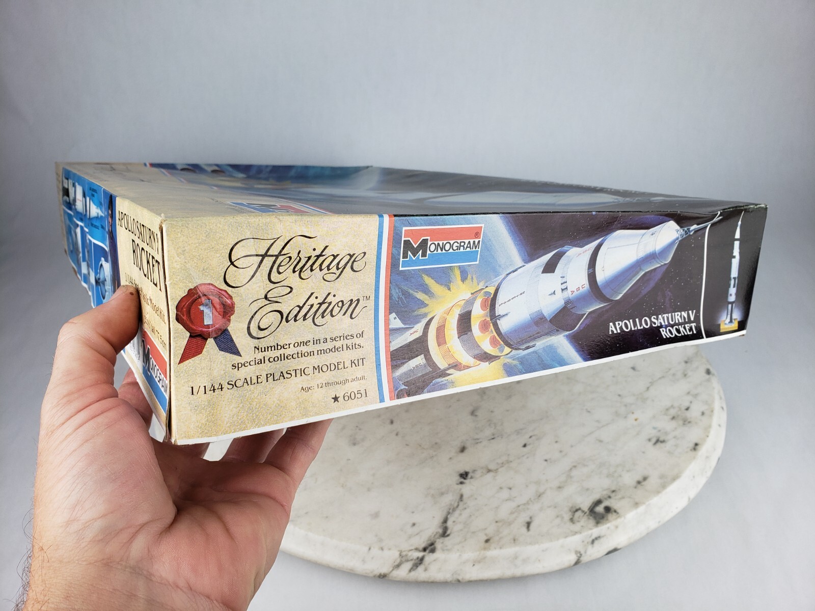 Vintage Monogram 1/144 Scale Apollo Saturn V Rocket Plastic Model Kit ...