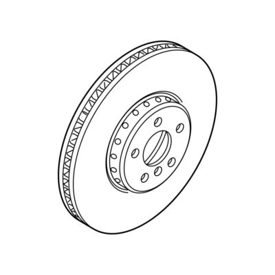 Genuine OEM Front Right Disc Brake Rotor for BMW 34106880078 | eBay