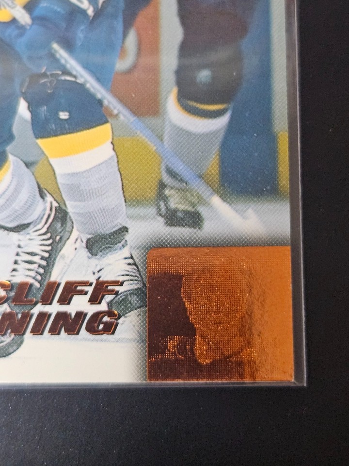 1999-00 PACIFIC OMEGA COPPER PARALLEL #128 CLIFF RONNING 35/99 ...
