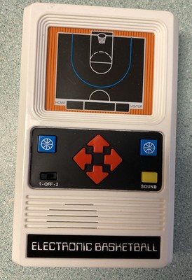 Mattel Basketball Handheld Electronic Game Excellent Shape Works ...
