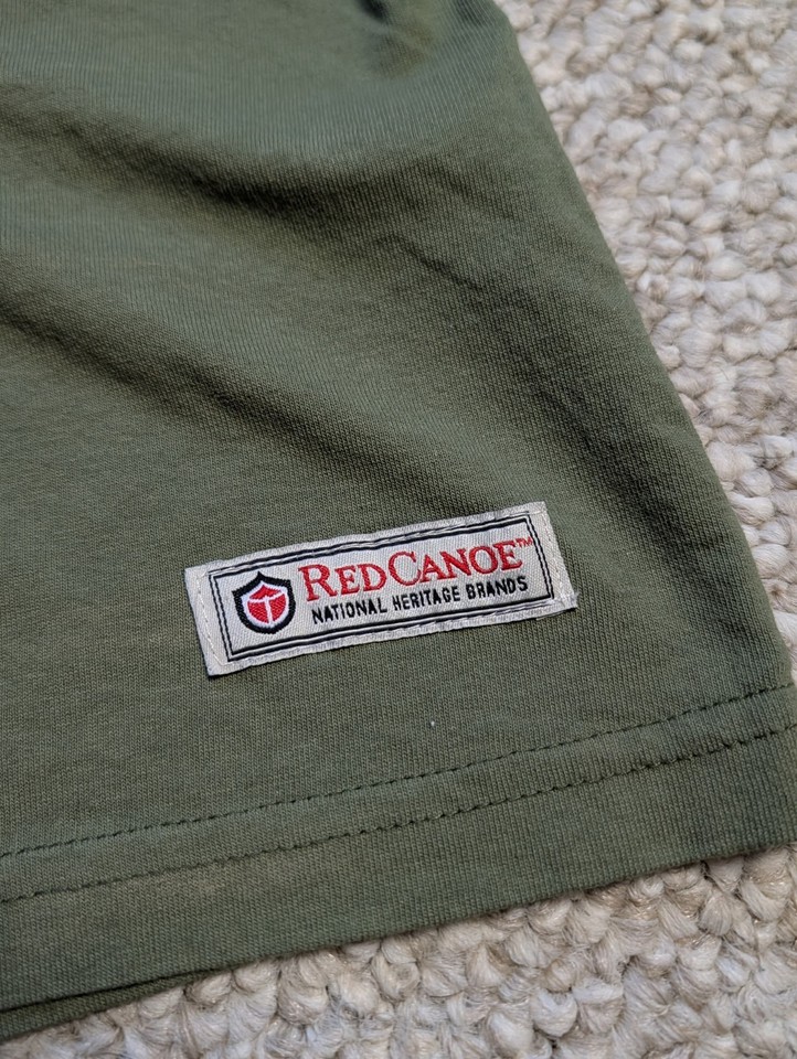 Red Canoe Boeing Vintage Logo T-Shirt - Khaki - XL | eBay