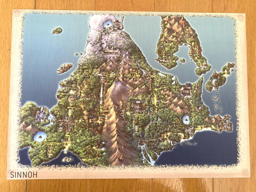 Pokemon Sinnoh Map