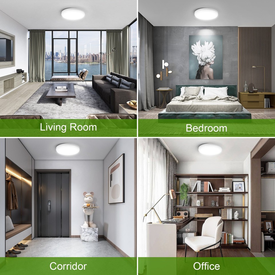 50W LED Ceiling Light Panel Down Lights Bathroom Living Room Kitchen ...