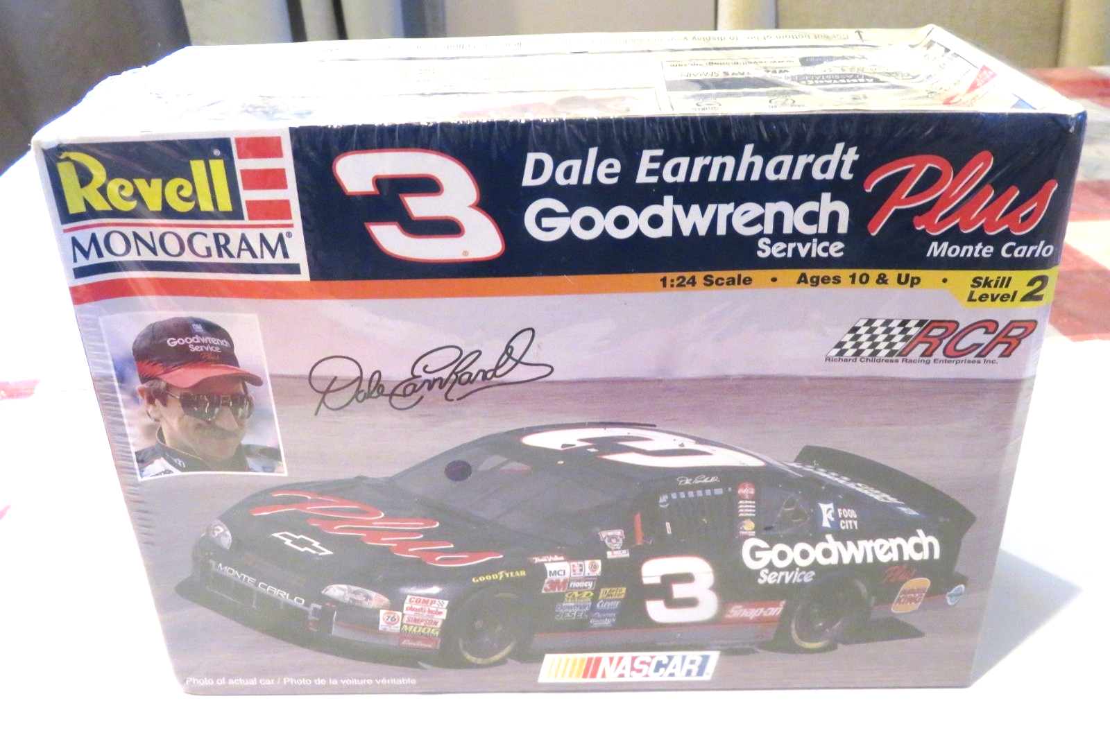 Vintage 1998 Dale Earnhardt Revell Monogram Monte Carlo 1/24 Model Kit ...