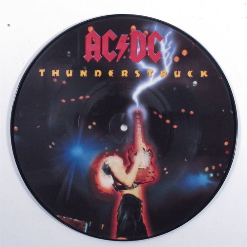 AC/DC Thunderstruck ATCO 10" VG+ 45rpm uk picture disc r | eBay
