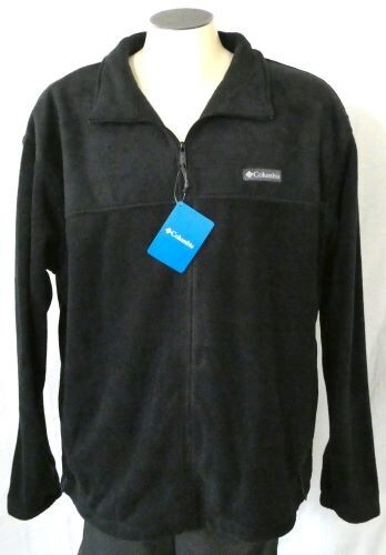 Columbia Sportswear Company Black XXL Full Zip Fleece Jacket NWT ...