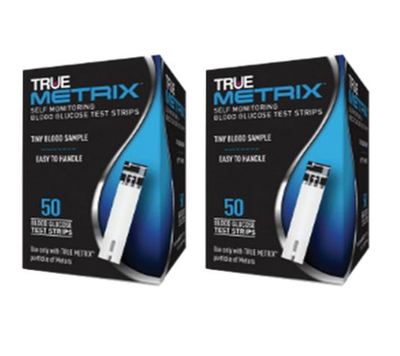 True Metrix Blood Glucose 100 Test Strips 21292006204| eBay