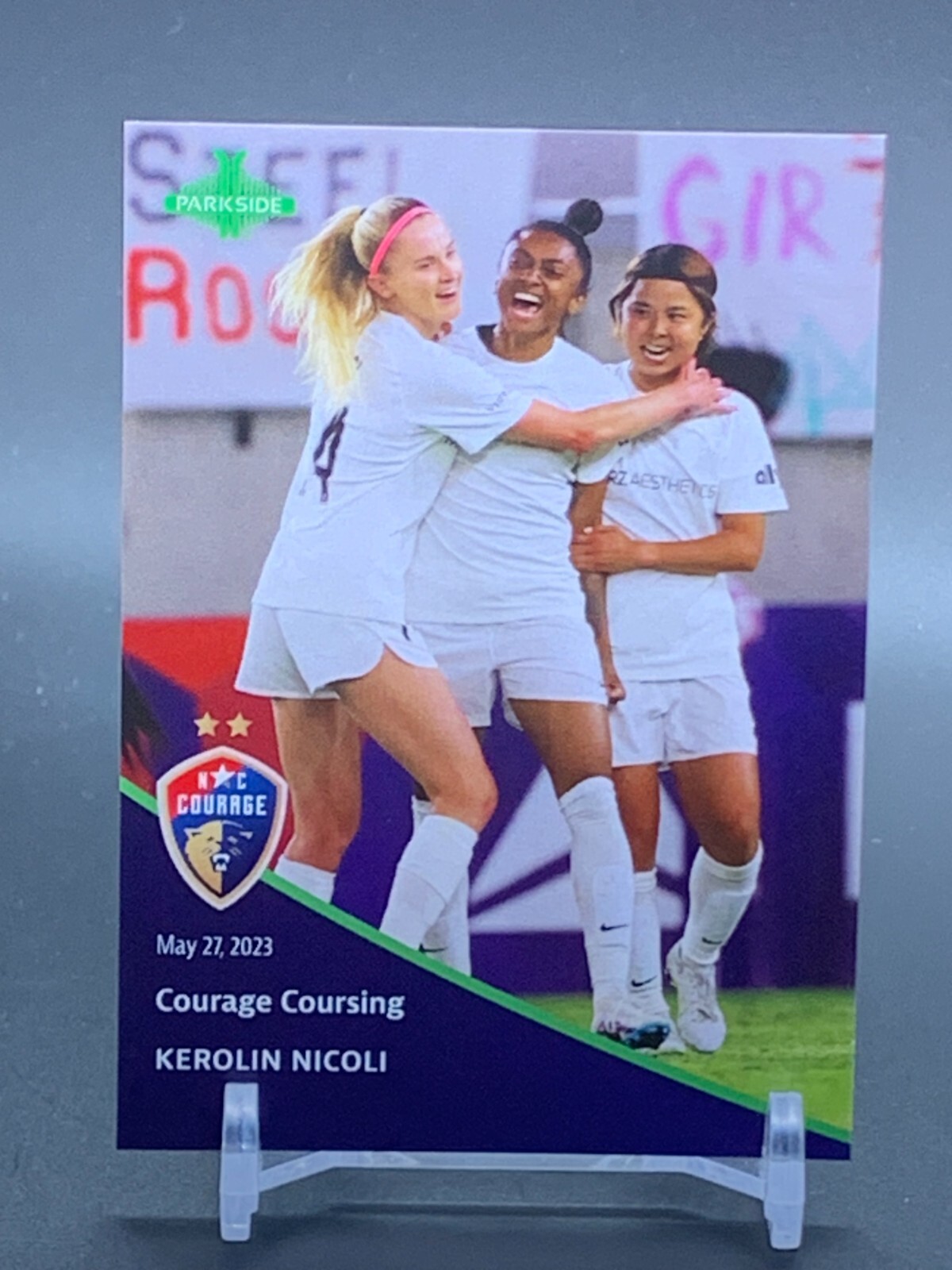 2023 Parkside NWSL Pronto #53 KEROLIN NICOLI NC Courage /416 | eBay