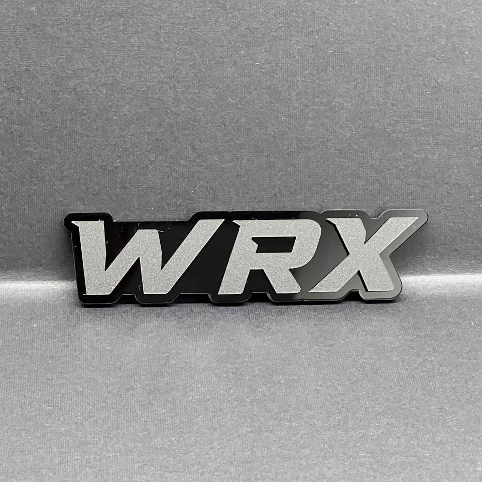 WRX Black Black Mate Emblems WRX Side Fender Badge for WRX Emblem | eBay