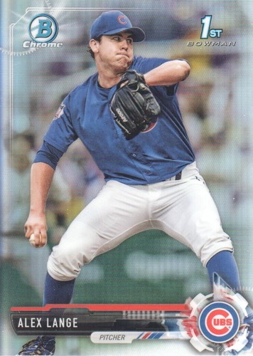 2017 Bowman Chrome Draft Baseball Refractor #BDC-32 Alex Lange | eBay