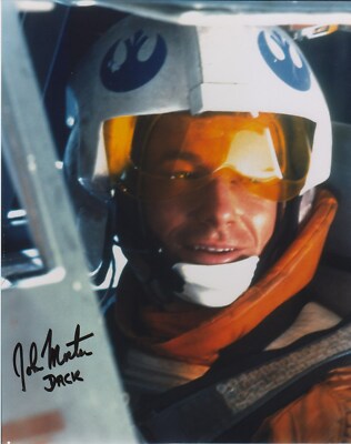 John Morton DACK Snowspeeder Star Wars Empire ESB SIGNED 8x10 / K9 holo ...