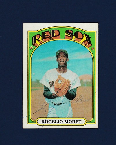 Rogelio Moret signed Boston Red Sox 1972 Topps baseball card | eBay