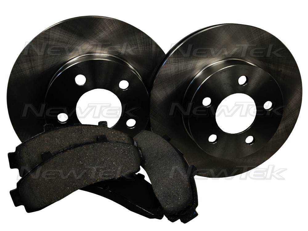 Disc Brake Kit-Two Rotors with SCD Galaxy Ceramic Pads Packaged NewTek ...