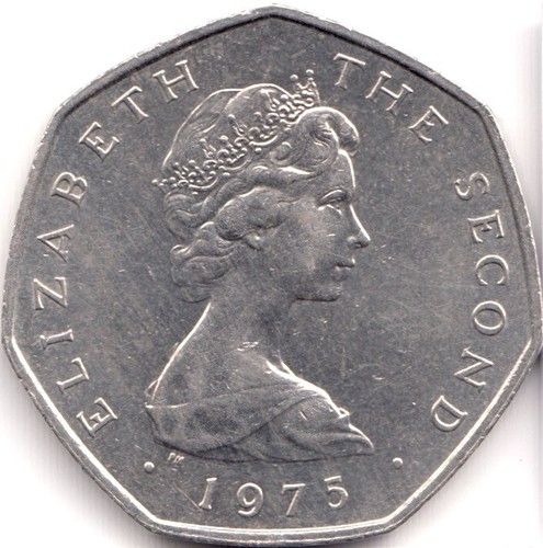 Isle Of Man IOM MANX Viking Longboat Longship 50p Fifty Pence Rare ...