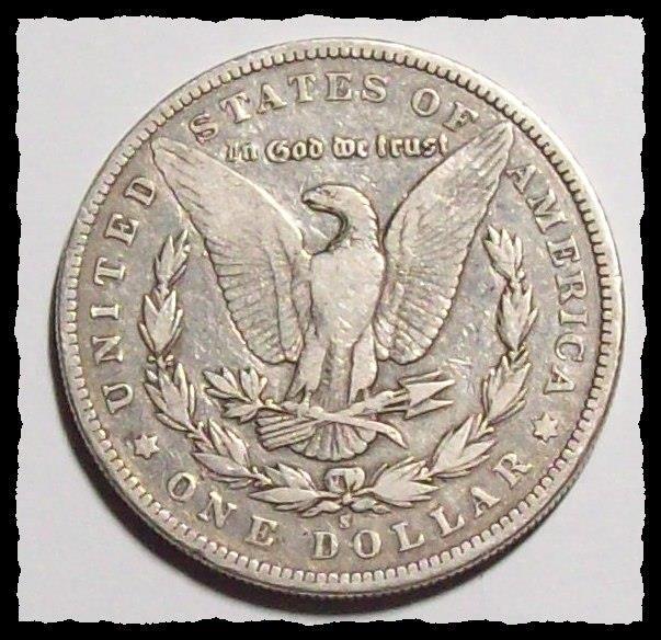 1892-S MORGAN DOLLAR Better Date Sharp F+ #22D40 .900 FINE SILVER COIN ...