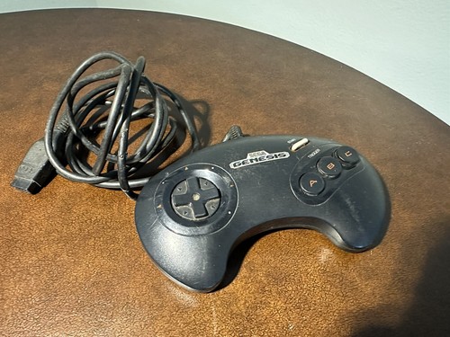 Red Button Sega Genesis Controller 3 Button Authentic Original Model ...