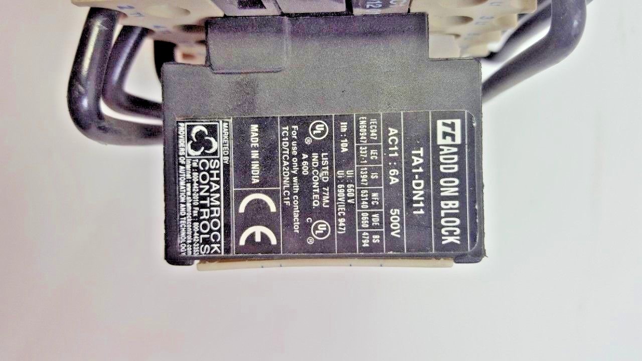 Telemecanique Contactor TC1-D12 01 with TA1-DN11 Add on Blocks | eBay